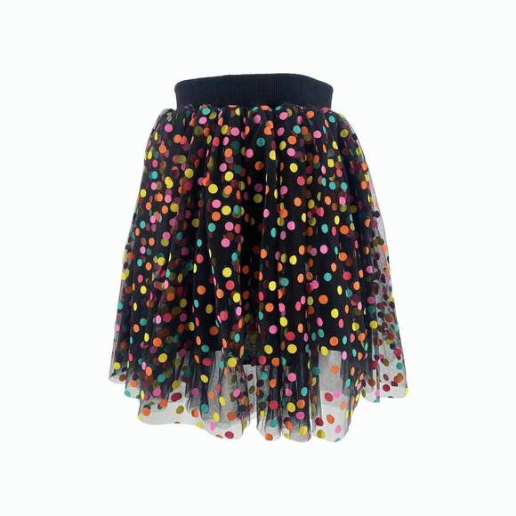 Lola + The Boys | Bottoms | New Lola The Boys Black Rainbow Confetti ...
